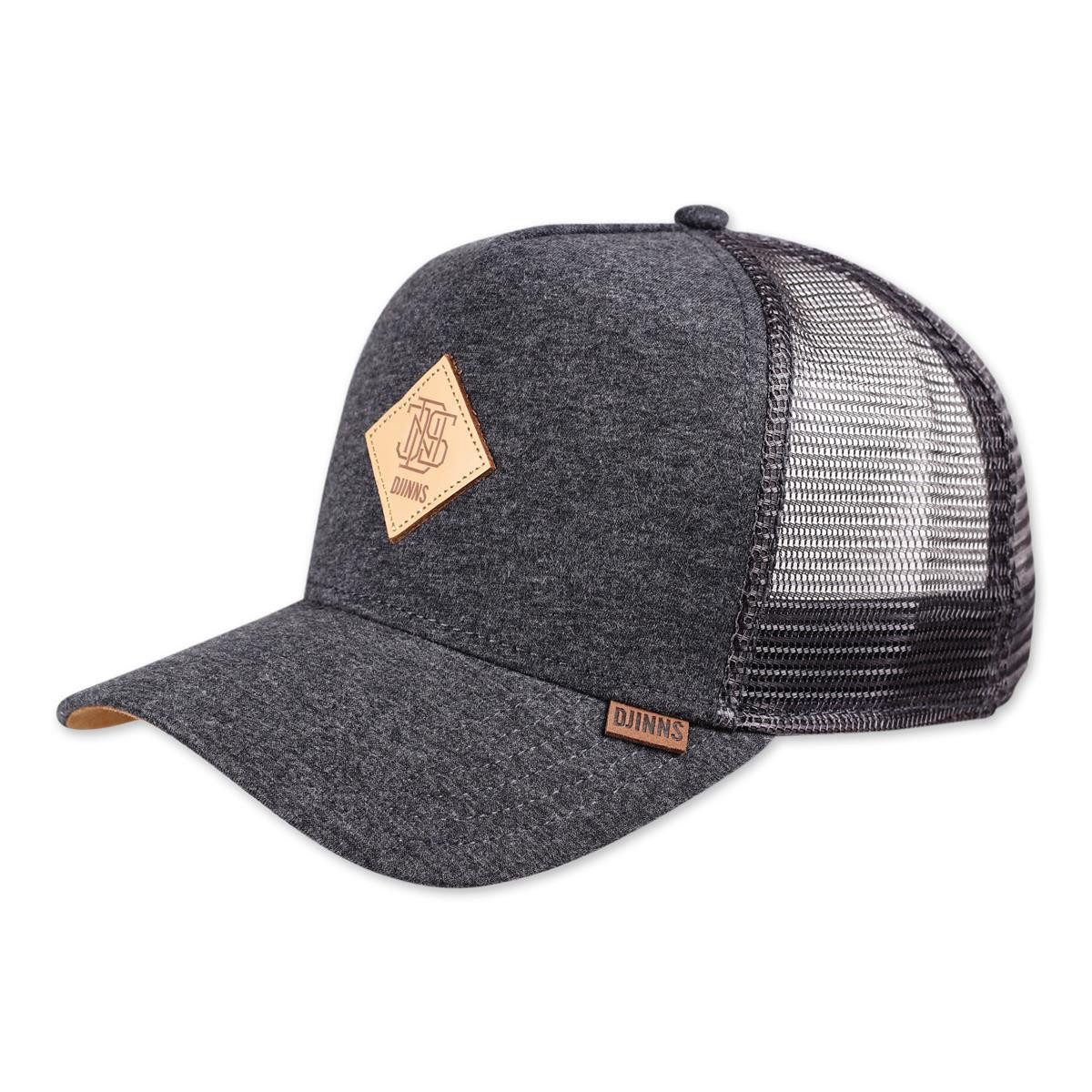 Djinns Trucker Cap Djinns HFT Cap Jersey Patch Heather/White (Meshcap) Logo Fähnchen, leicht ...